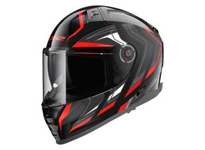 6942141752582 - Integralhelm FF811 Vector II Alizer Schwarz-Rot