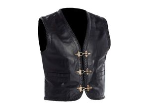 5415033060634 - Lederweste Gilet Sadic Schwarz XL