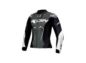 3661615575214 - Motorradjacke VORTEX 3 Schwarz-Anthrazit-Weiß Damen