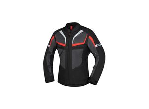 7630554903675 - Gerona-Air 10 Motorrad Textiljacke - Schwarz Grau Rot - 6XL - unisex