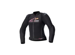 8059347164854 - Alpinestars Stella SMX Air Perforierte Damen Motorrad Textiljacke - Schwarz Pink - S - female