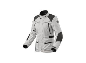 8700001364072 - REVIT! Motorradjacke RevIt! Voltiac 3 H2O Silber-Schwarz Damen