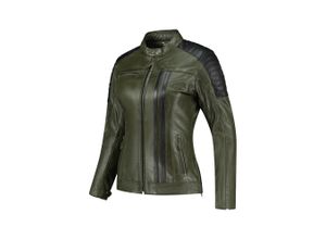 9509551386683 - Rusty Stitches Motorradjacke Rusty Stitches Alice Grün-Schwarz