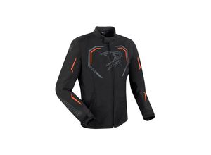 3660815178911 - Motorradjacke Dundy Schwarz-Orange