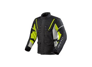 8700001350891 - REVIT! Motorradjacke RevIt! Horizon 3 H2O Schwarz-Neongelb