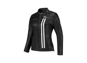 9509188883579 - Rusty Stitches Motorradjacke Rusty Stitches Alice Schwarz-Weiß Damen