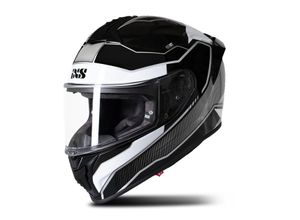 7630472684342 - iXS Integralhelm iXS 421 FG 21 Mips Schwarz-Weiß-Grau