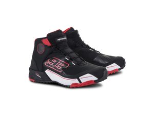 8059175348013 - Alpinestars MM93 CR-X Drystar Motorradschuhe - Schwarz Weiss Rot - 43 44 - unisex