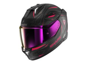 3664836680293 - Integralhelm Skwal i3 Linik Mat Schwarz-Violet-Anthrazit