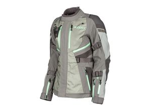 0687408012165 - KLIM Motorradjacke Artemis Grau-Winterminze Damen