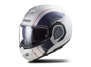 6923221122884 - Klapphelm FF906 ADVANT Cooper Matt Titanium-Weiß-Blau