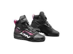 3661615466000 - Ranker WP Damen Motorradschuhe - Schwarz Weiss Pink Lila - 36 - female