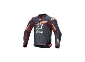 8059347341606 - Motorradjacke Alpinestars GP Plus R V4 Rideknit Leather Schwarz-Rot Fluo-Weiß