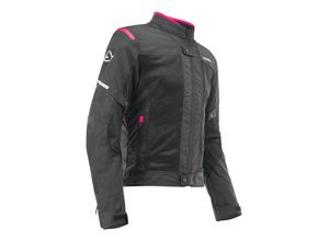 8052796613881 - Motorradjacke Ramsey My Vented 20 Schwarz-Rosa Damen