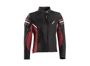 3661615478416 - Ilana Evo Damen Motorrad Textiljacke - Schwarz Rot - XS - female