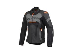 3661615494645 - Motorradjacke JACKAL Schwarz-Anthrazit-Orange