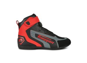 3435980346119 - V4 Easy D3O WP Motorradschuhe - Schwarz Rot - 45 - unisex