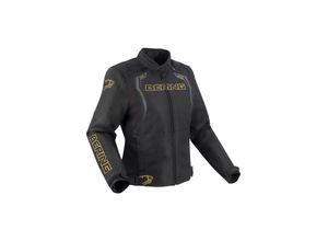 3660815179802 - Motorradjacke Sweek Schwarz-Gold Damen