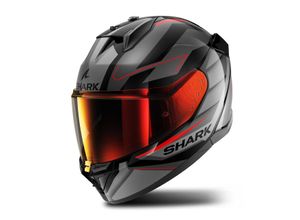 3664836680873 - Integralhelm D-Skwal 3 Sizler Schwarz-Anthrazit-Rot