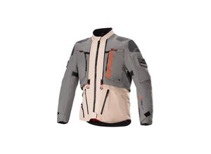 8059347086927 - Alpinestars Motorradjacke Alpinestars AMT-10R DRYSTAR XF Fur Grau-Pale Braun-Spc Orange