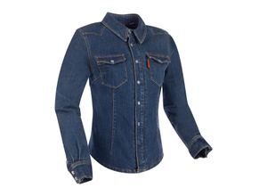 3660815162927 - Motorradjacke Terence Blau Damen