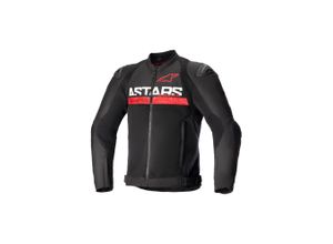 8059347144870 - Alpinestars SMX Air Perforierte Motorrad Textiljacke - Schwarz Rot - M - unisex