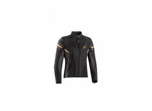 3661615478607 - Ilana Evo Damen Motorrad Textiljacke - Schwarz Grau Gold - XL - female