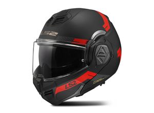 6923221129876 - Klapphelm FF906 ADVANT BEND Mattschwarz-Rot