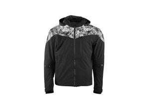 9508937822289 - Rusty Stitches Motorradjacke Rusty Stitches William Schwarz-Reflektion