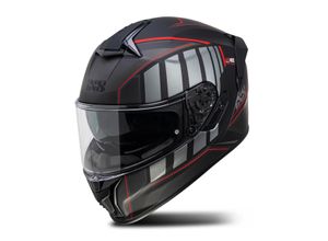 7630918200129 - iXS Integralhelm iXS iXS422 FG 21 Mattschwarz-Rot