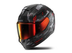 3664836706122 - Integralhelm Ridill 2 Molokai Matt Schwarz-Anthrazit-Rot