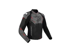 3660815177341 - Motorradjacke Snap Schwarz-Grau