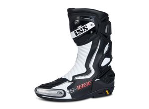 7630554902913 - RS-1000 Motorradstiefel - Schwarz Weiss - 47 - unisex