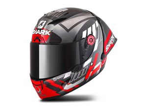 3664836668284 - Integralhelm Race-R Pro GP 06 Carbon-Chrom-Rot Replica Zarco Winter Test