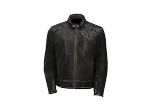 7101126868673 - Rusty Stitches Motorradjacke Rusty Stitches Chase Schwarz