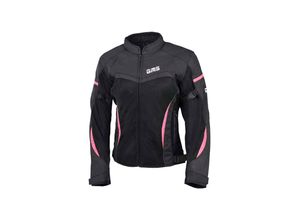 7630472640065 - GMS Tara Mesh Damen Motorrad Textiljacke - Schwarz Pink - XS - female