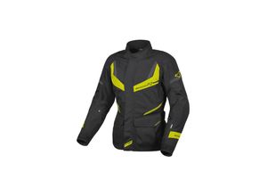 8718913118096 - Motorradjacke Rancher Schwarz-Fluo Gelb Damen