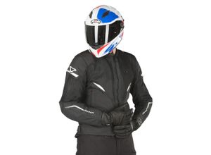 8718913070486 - Hurracage Motorrad Textiljacke - Schwarz - 2XL - unisex