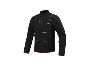 3661615577164 - Motorradjacke M-SKEID Schwarz-Hellrot