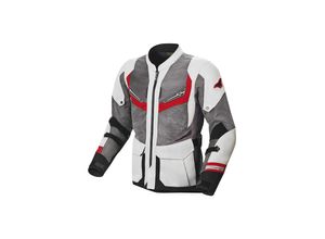 8718913082960 - Aerocon NightEye Motorrad Textiljacke - Rot - M - unisex