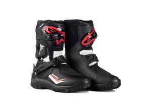 8033637120058 - Alpinestars Motorradstiefel Alpinestars Belize Drystar Schwarz-Weiß-Rot Honda