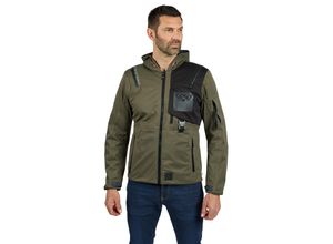 3661615669111 - Motorradjacke M-Quarter Khaki-Schwarz