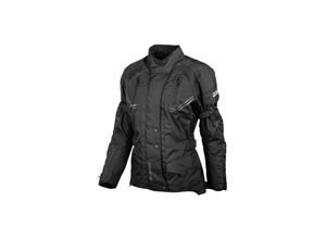 7630472640973 - GMS Taylor Damen Motorrad Textiljacke - Schwarz - 7XL - female