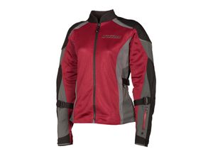 0681573631756 - KLIM Motorradjacke Avalon Malbec-Castlerock-Grau Damen