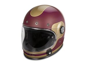 3701030130404 - Stormer Integralhelm Stormer Origin Burgunderrot-Gold-Perle