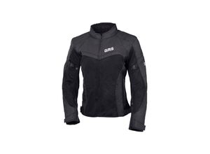 7630472639977 - GMS Tara Mesh Damen Motorrad Textiljacke - Schwarz - S - female