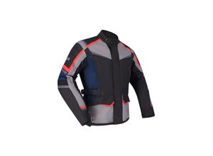 5415033287871 - Motorradjacke Tundra Grau-Blau-Rot