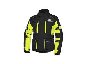 7630053183424 - Tour ST 10 Kinder Motorrad Textiljacke - Schwarz Gelb - 134 140 - unisex