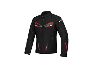 3661615632924 - Motorradjacke IXON Caliber Schwarz-Weiß-Rot