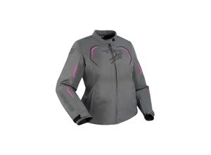 3660815179505 - Motorradjacke Dundy QS Grau-Fuchsia Damen